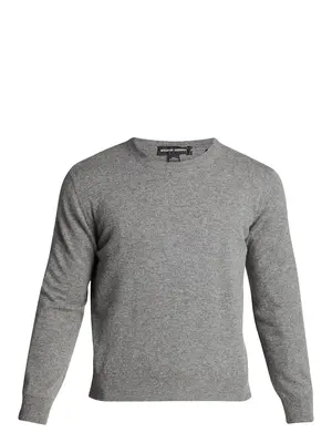 Bergdorf Goodman Bergdorf Goodman Cashmere Crewneck Sweater Medium Grey