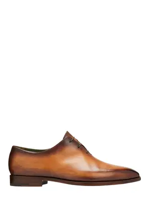 Berluti Berluti Alessandro Demesure Leather Oxfords Medium Brown