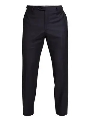 Brioni Tigulli Solid Wool Trousers - Navy