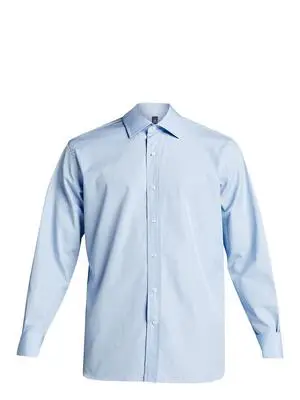 Bergdorf Goodman Poplin French-cuff Dress Shirt - Blue