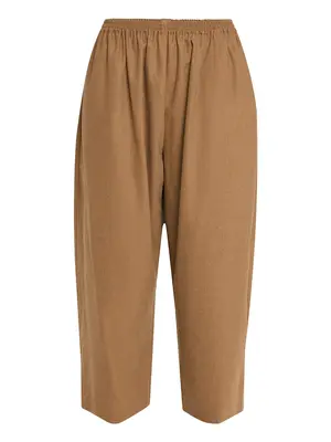 Eskandar Japanese Trousers Camel