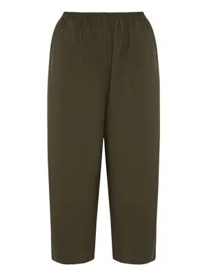 Eskandar Japanese Trousers Olivedark