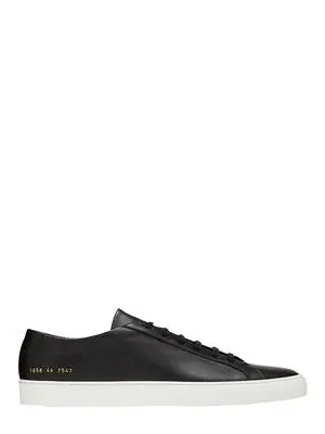 COMMON PROJECTS Achilles Leather Low-Top Sneakers Black