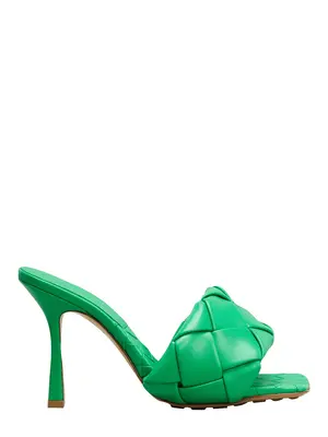 Bottega Veneta Bottega Veneta Lido Leather Sandals Grass