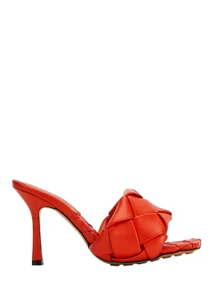 Bottega Veneta Bottega Veneta Lido Leather Sandals Paprika