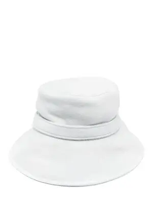 Alberta Ferretti Logo Plaque Bucket Hat - Neutrals