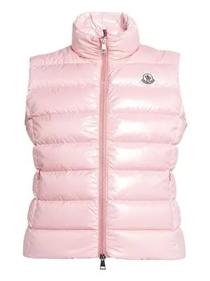 Moncler Moncler Ghany Quilted Puffer Vest Light Pink