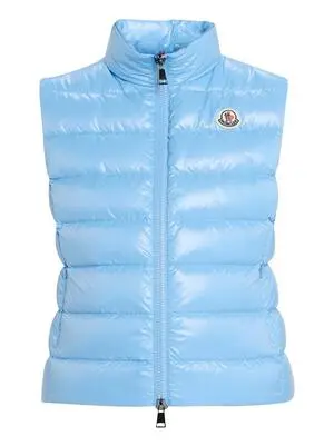 Moncler Moncler Ghany Quilted Puffer Vest Pastel Blue