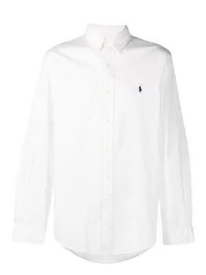 Polo Ralph Lauren Embroidered Logo Shirt - White