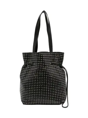 10 CORSO COMO 10 CORSO COMO Spot Print Leather Bucket Shoulder Bag