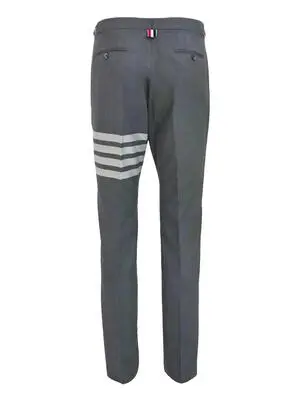 Thom Browne 4-bar Low-rise Trousers - Grey