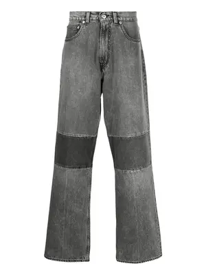 Our Legacy High-waisted Straight-leg Jeans - Grey