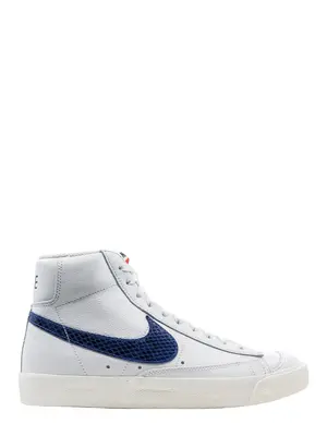 Nike Blazer Mid '77 Snakeskin Swoosh Sneakers - White