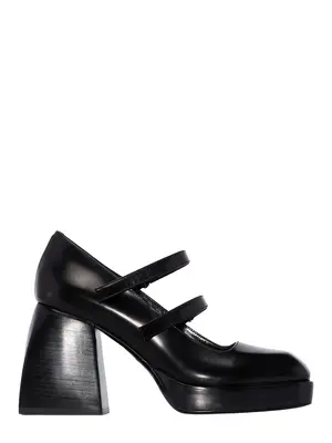 NODALETO Bulla Babies 85mm Platform Pumps - Black
