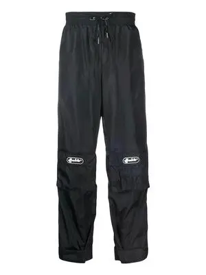 Off-White Logo Patch Track Pants - Black