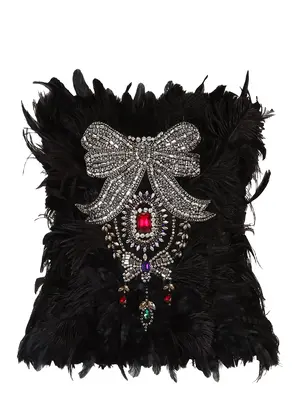Dolce & Gabbana Embellished Strapless Bustier - Black