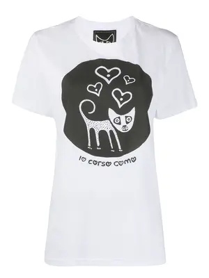 10 CORSO COMO Graphic-print T-shirt - White