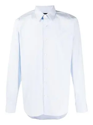 Theory Sylvain Stretch Cotton Shirt - Blue