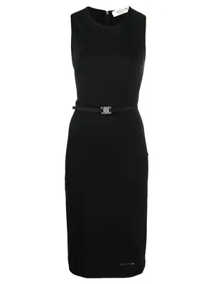 1017 Alyx 9sm Belted Midi Dress - Black