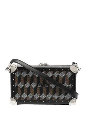 AU DEPART Nano Trunk Clutch Bag - Black