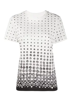 10 CORSO COMO Eos-logo Cotton T-shirt - White