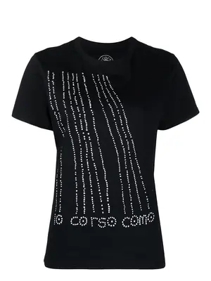 10 CORSO COMO Graphic-print T-shirt - Black