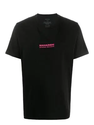 MAHARISHI Logo Print T-shirt - Black