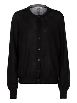 THE ROW Battersea Cashmere Cardigan - Black