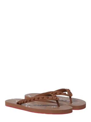 CHRISTIAN LOUBOUTIN Loubi Flip Thong Sandals - Red