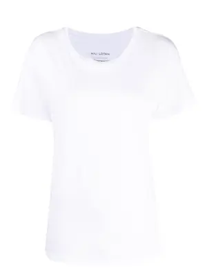 NILI LOTAN Brady Cotton T-shirt - White