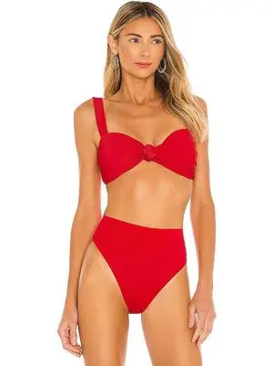 Beach Riot Sophia Bikini Top - Red