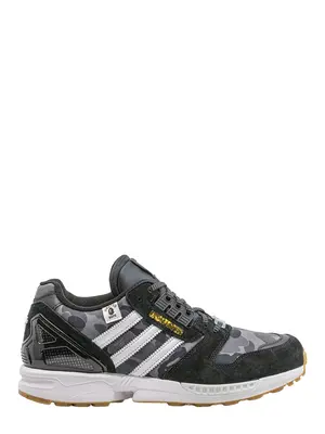 Adidas X Bape X Undefeated Zx 8000 Sneakers - Black