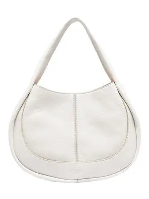 TOD'S Small Leather Tote - White