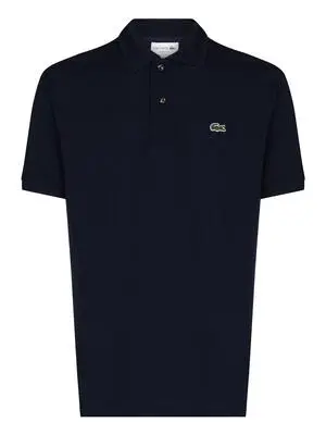 Lacoste Logo-appliqué Polo Shirt - Blue