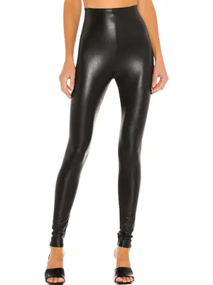 Commando Perfect Control Faux Leather Legging - Black