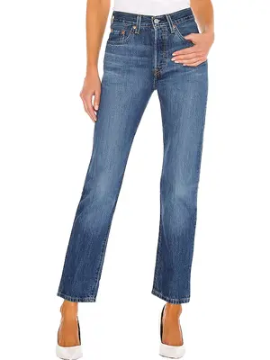 LEVI'S LEVI'S 501 Straight In Denim-Medium. Market Sixth Street