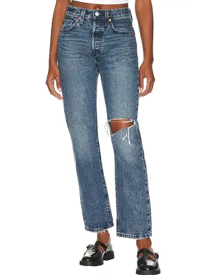 LEVI'S LEVI'S 501 Straight In Denim-Medium. Mystical Magic