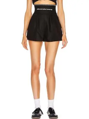 Alexander Wang Logo Safari Short - Black