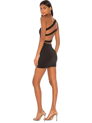 Superdown Strappy Back Dress - Black