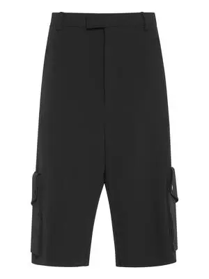 Bottega Veneta Tech-gabardine Cargo Shorts - Black
