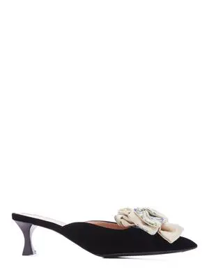 TABITHA SIMMONS FOR BROCK COLLECTION Embellished Mules - Black