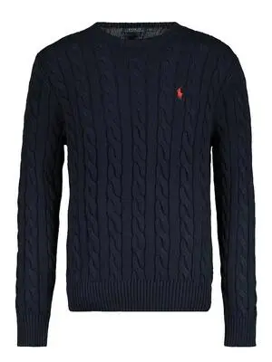 Polo Ralph Lauren Cotton Crewneck Sweater - Blue