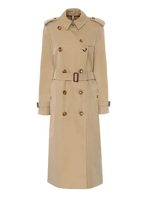 Burberry Cotton Trench Coat - Beige