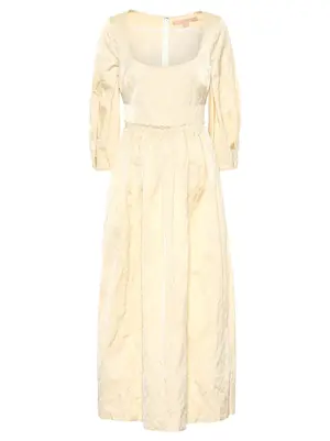 Brock Collection Ondina Midi Dress - Beige