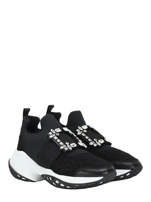ROGER VIVIER Viv' Run Sneakers - Black