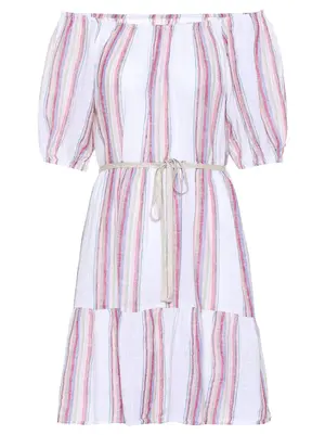 VELVET BY GRAHAM & SPENCER Velvet Cinthia Striped Mini Dress