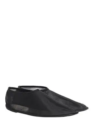 THE ROW Sock Ballerinas - Black
