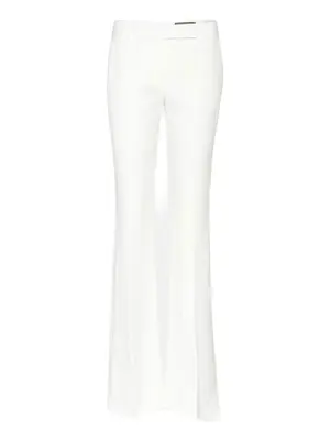 Alexander McQueen Mid-rise Flared Trousers - White