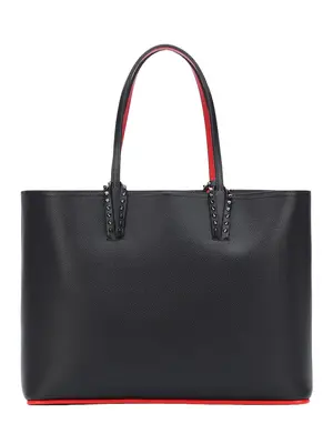 CHRISTIAN LOUBOUTIN Cabata Leather Tote - Black