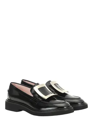 ROGER VIVIER Viv' Rangers Loafers - Black